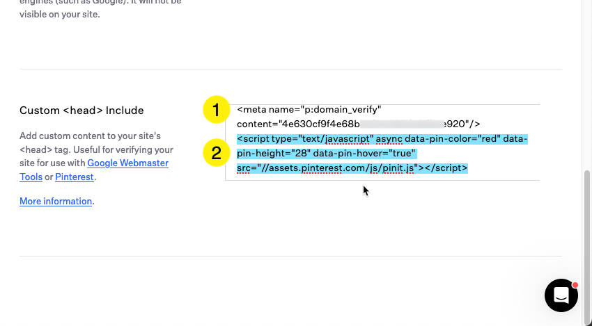 Claiming your website with Pinterest – Format Help Desk