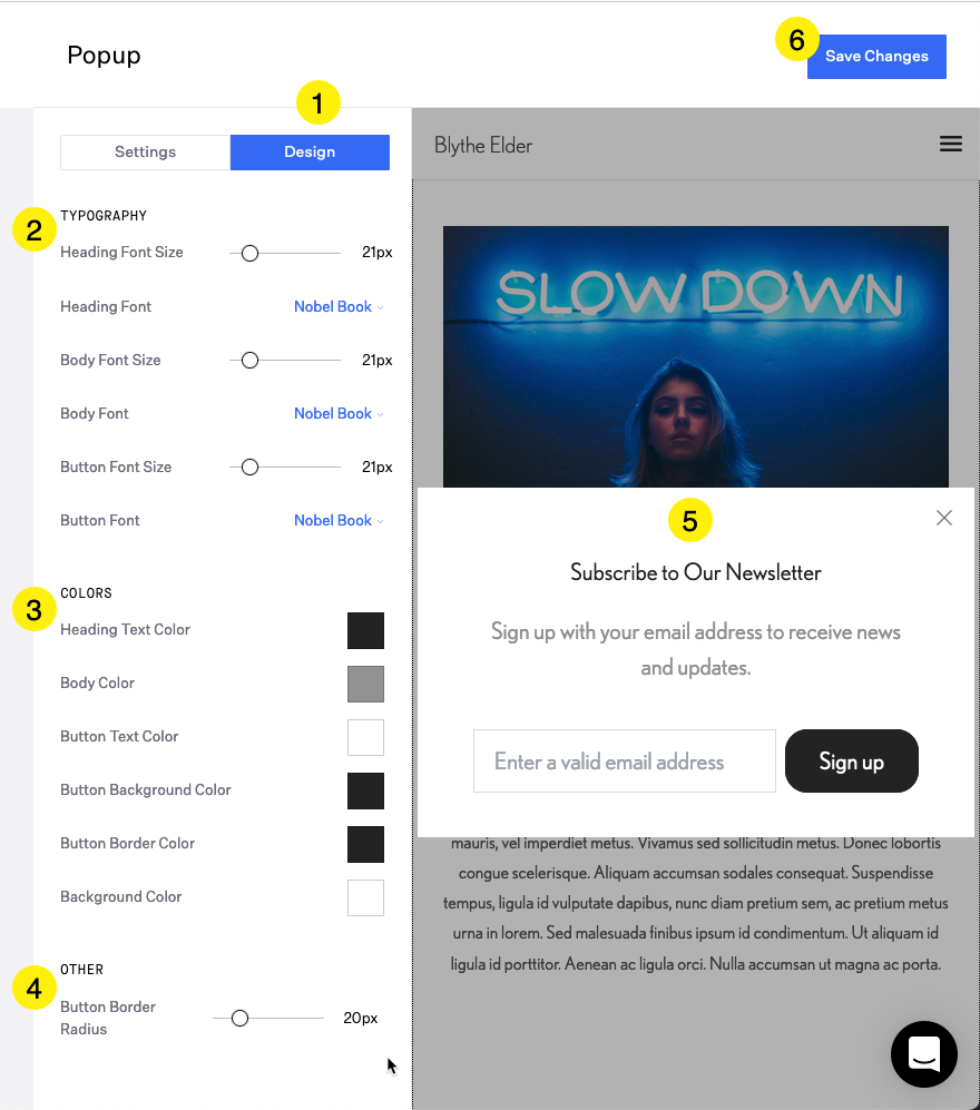 Popup Messages or Mailing List Subscriptions – Format Help Desk