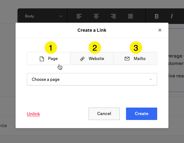 How to create text (hypertext) links in a Custom Page – Format Help Desk