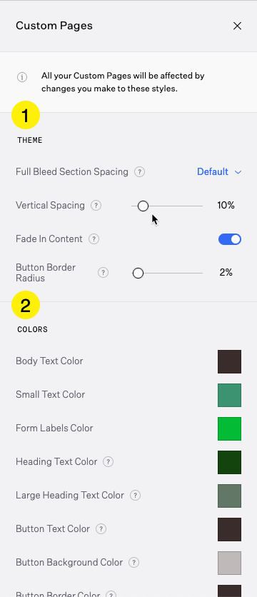Changing fonts, sizes and colors on Custom Pages – Format Help Desk