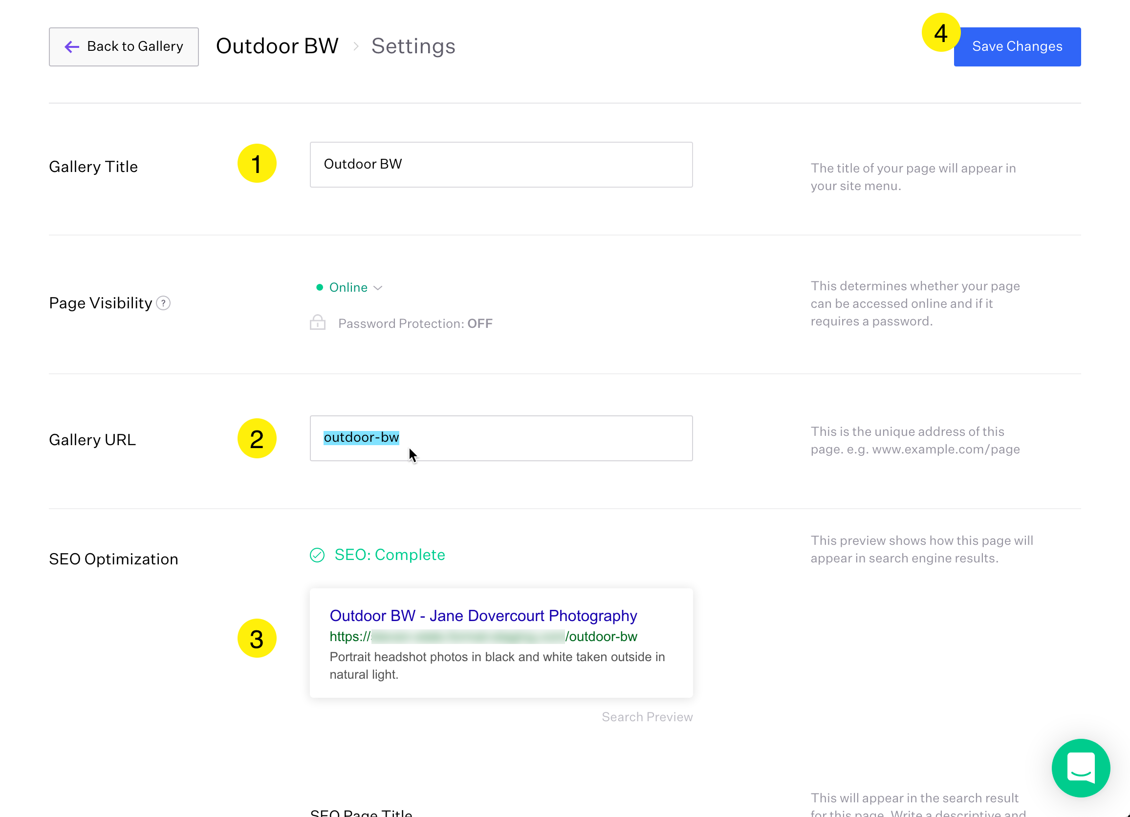 How to set your page’s URL – Format Help Desk