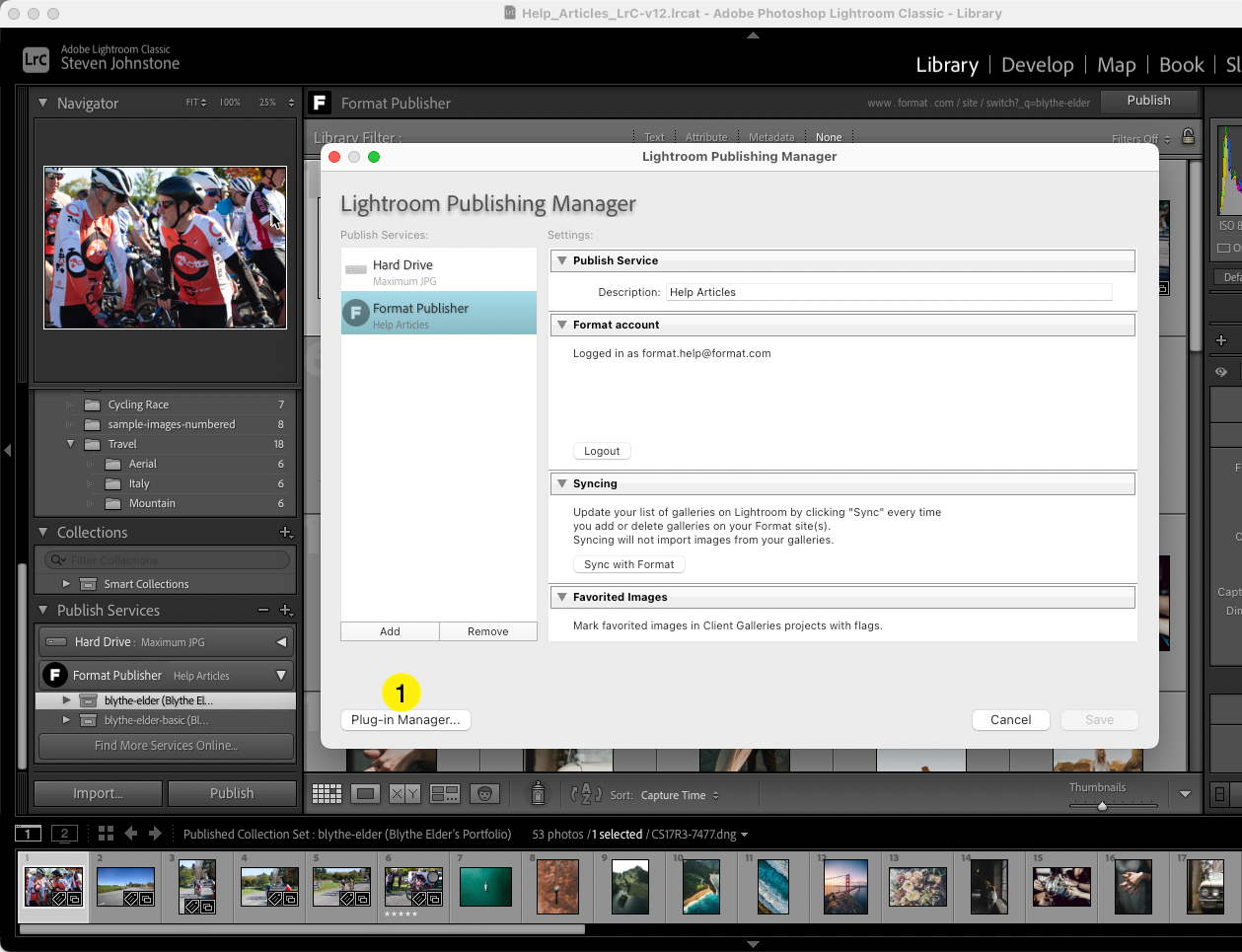 Updating the Format Publisher plugin for Adobe® Lightroom® – Format Help Desk