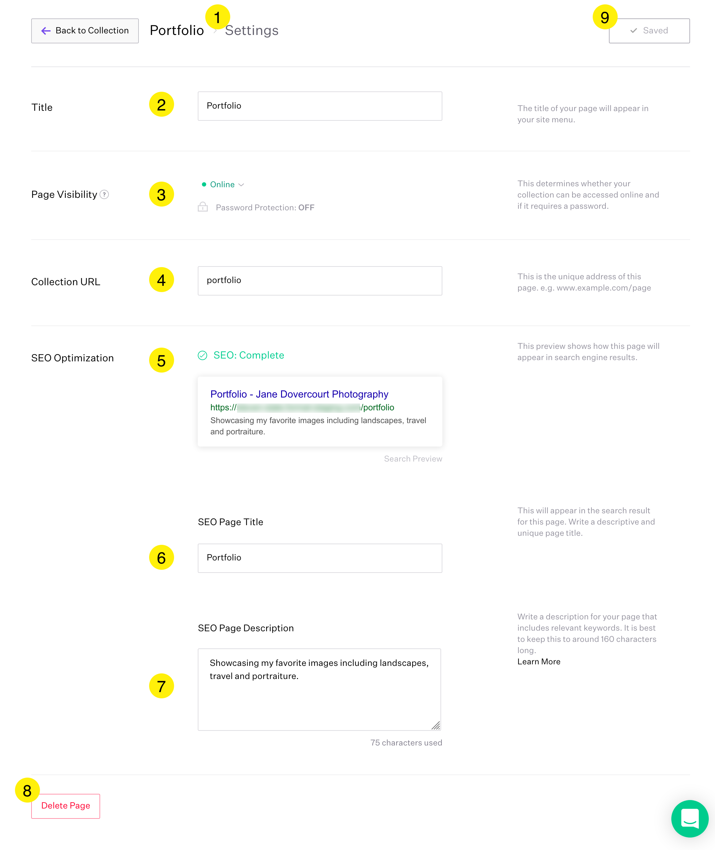 Creating a Collection Page – Format Help Desk