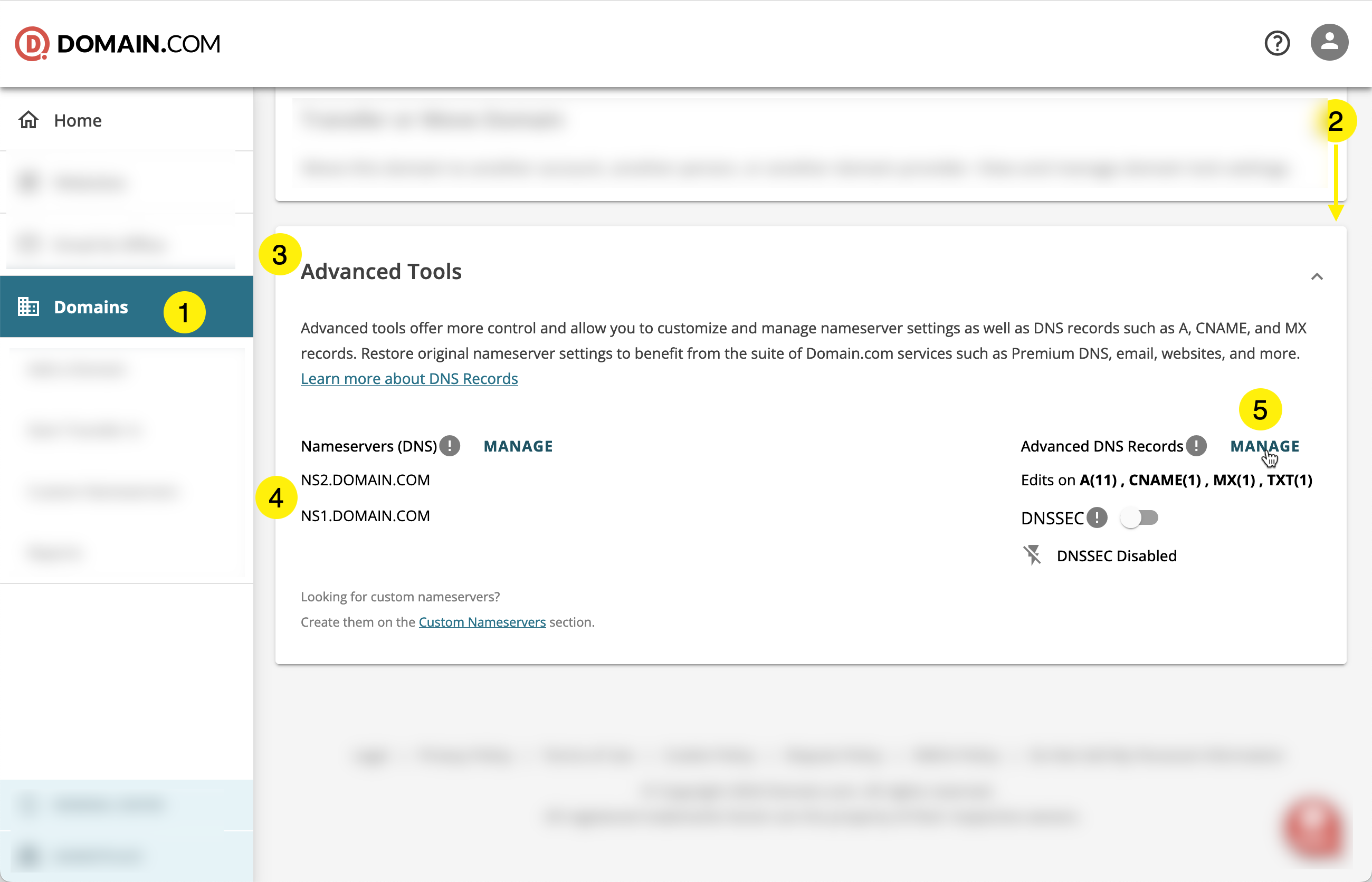 Connect your Domain.com custom domain name – Format Help Desk